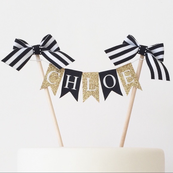 Party Supplies | Kate Spade Inspired Cake Topper | Poshmark